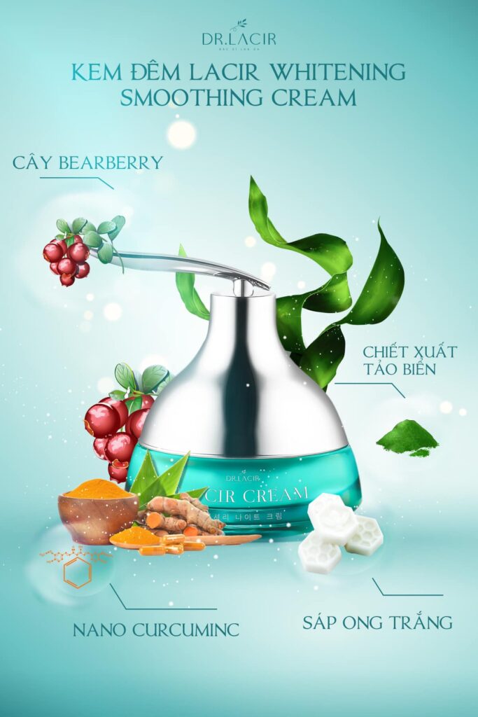 Kem Dưỡng Trắng Ban Đêm – Chống Lão Hoá, Cấp Nước – Dr. Lacir - Mana Store - Túi xách, trang sức ...